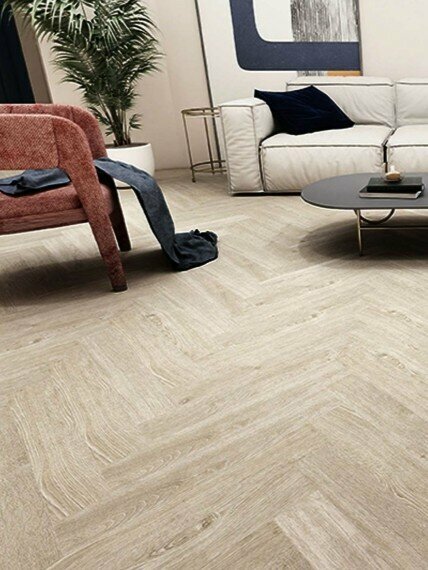 Ламинат ёлочка Woodstyle Arrow 102 Дуб Леголас 100 х 600 мм, 1.32 кв. м, 22шт./уп.