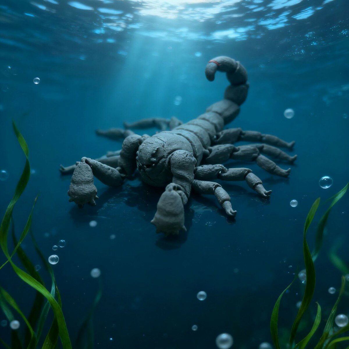 3D-печатная подвижная игрушка морского монстра из серии глубоководных загадок, морской пожиратель, оптовая продажа доступна