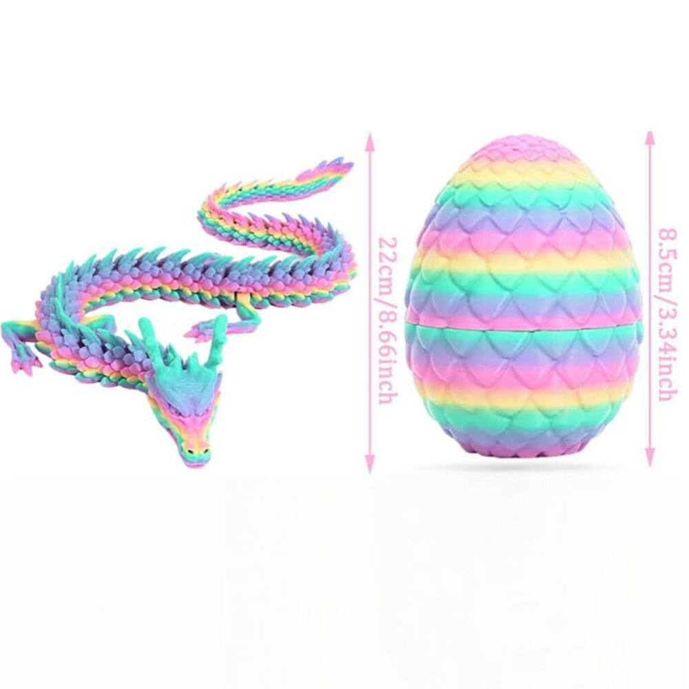 Производитель оптом 3D-печатная арт-аквариум, креативное украшение для ночного рынка, 3D-печатный дракон, фигурка 3D-печатного дракона