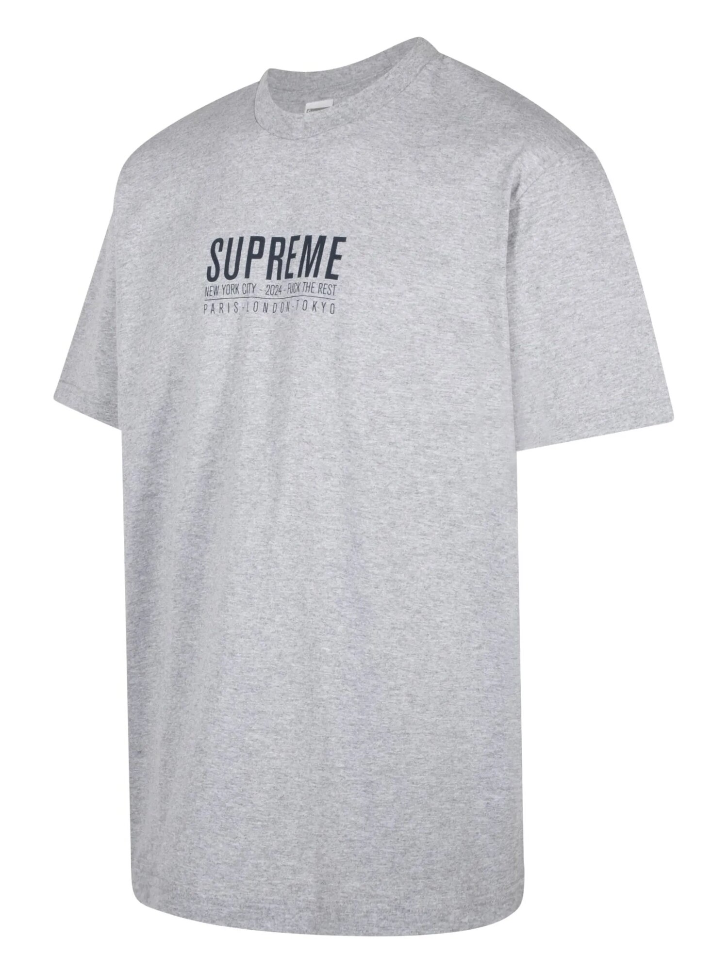 Футболка Supreme, размер M, серый — фото 1