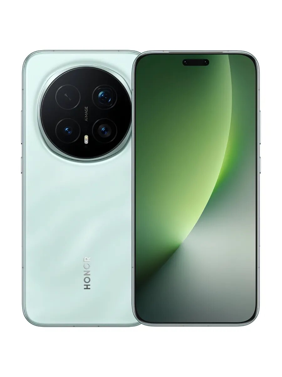 Смартфон HONOR Magic 8 Pro 12/512 ГБ зеленый, Snapdragon 8 Elite, экран 6.71" 120 Гц, камера 50 Мп, защита IP69