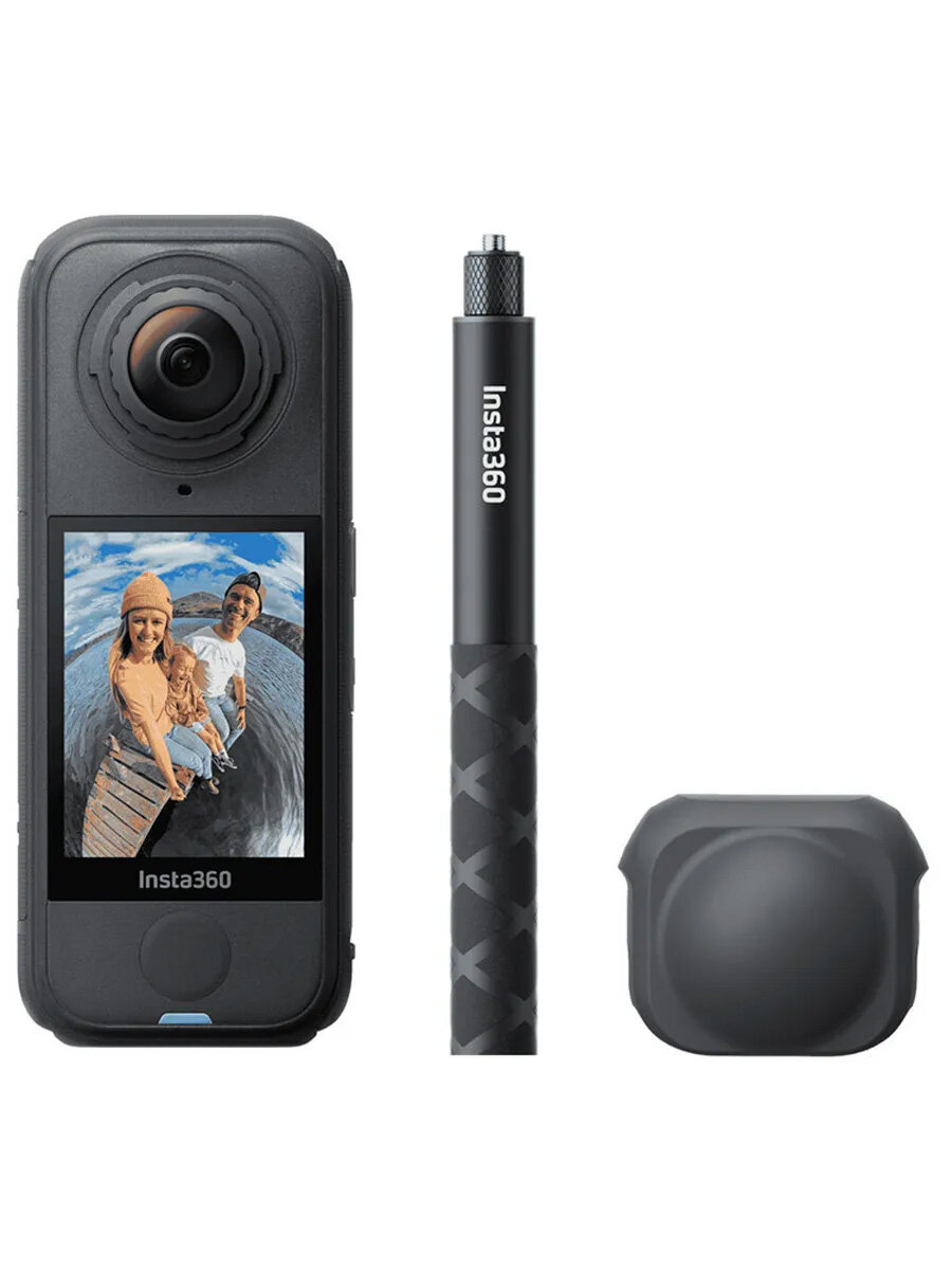 Kамера Insta360 X4 Air Get-Set Bundle, 8K/6K 360° кинематографическое видео H.265, 29 МП Фотографии