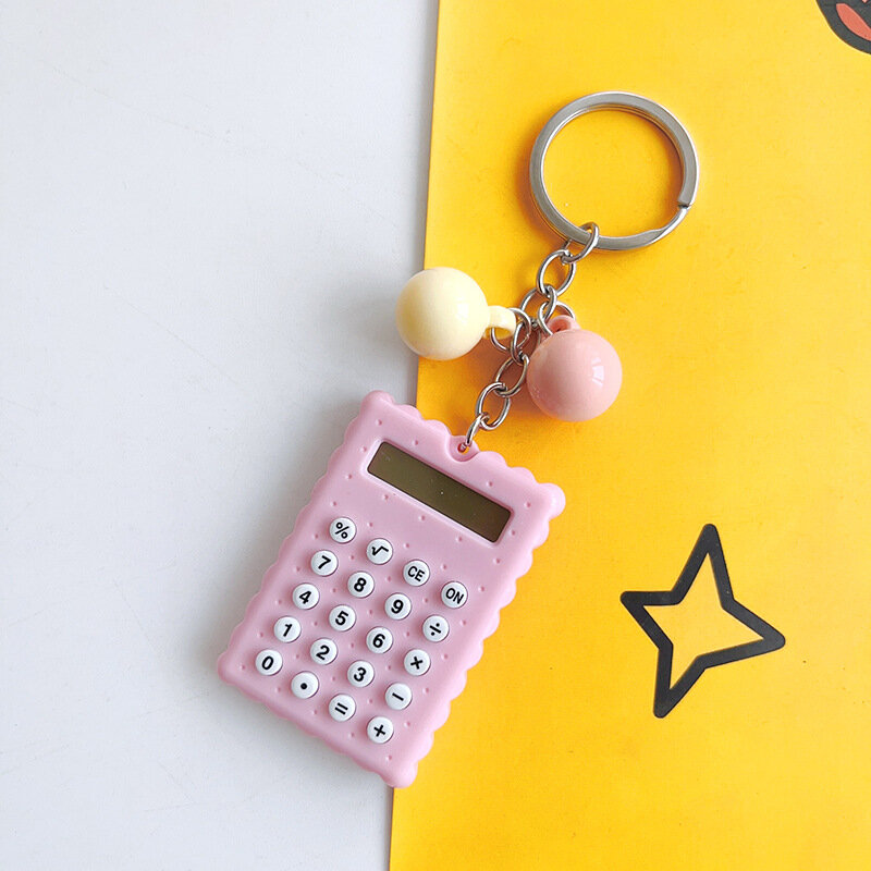 Корейский мультяшный мини-калькулятор с ультратонкой кнопочной батареей, милый, креативный, портативный компьютер, удобный калькулятор