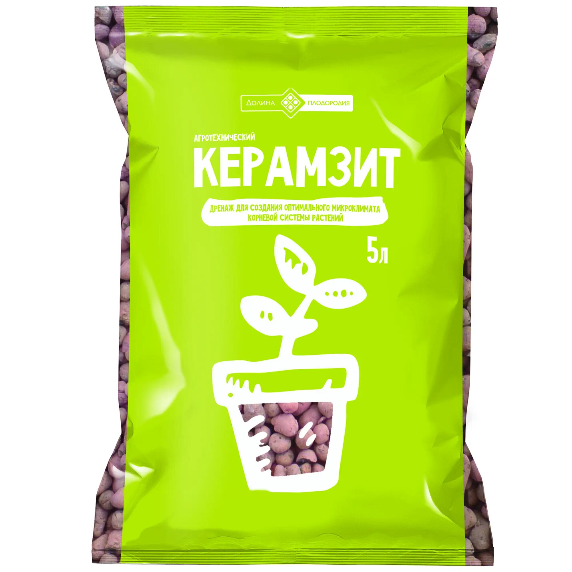 Почвенная добавка Керамзит средний 5 л