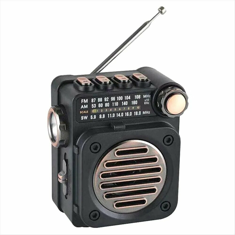 FM-радио Мини FM AM SW радиоприемник Встроенный динамик Беспроводной