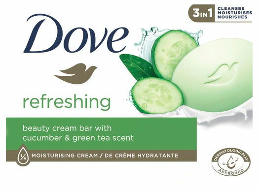 Крем-мыло Dove Hidratacion Fresca Прикосновение свежести Германия, 135 г (2 шт)