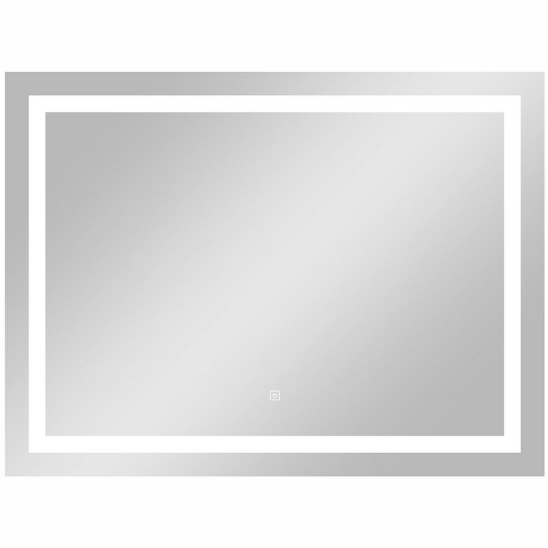 Зеркало Континент Rimini 700х500 ЗЛП680 с подсветкой с сенсорным выключателем стекло