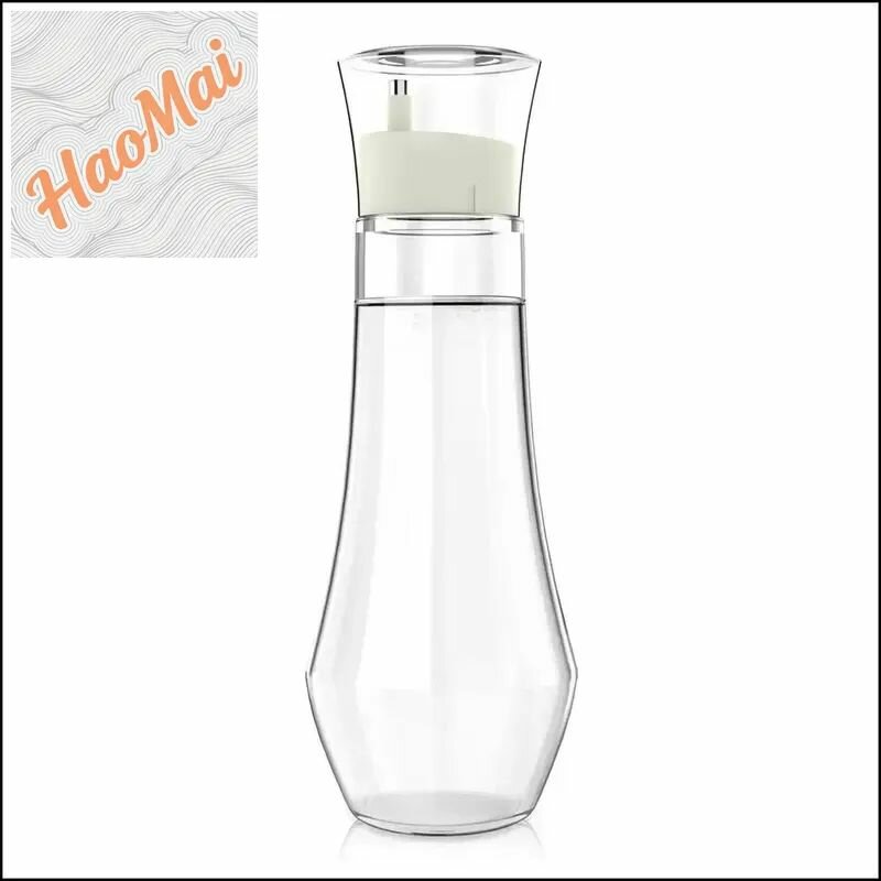 Стеклянный флакон для полоскания рта 260 мл с дозатором и чашкой