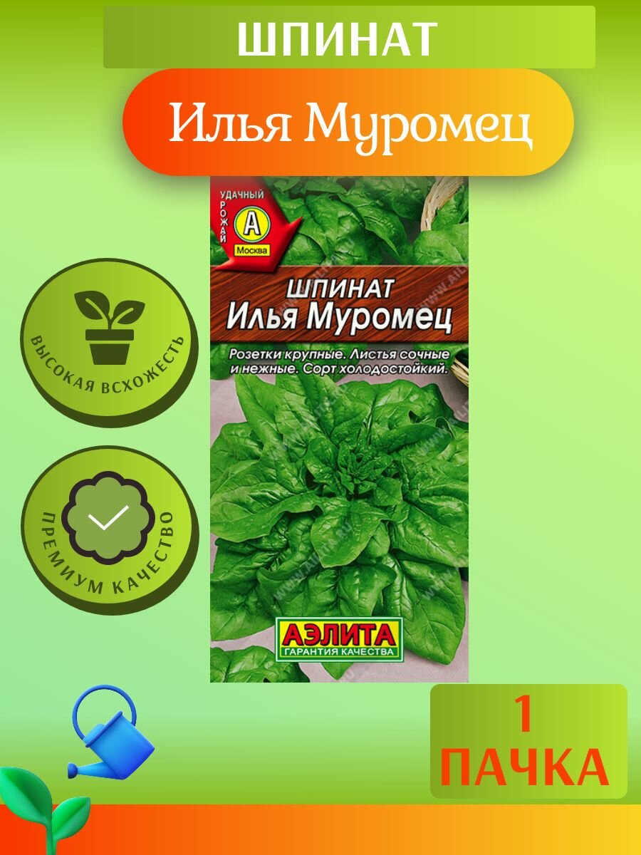 Шпинат Илья Муромец цв. п 3г Аэлита