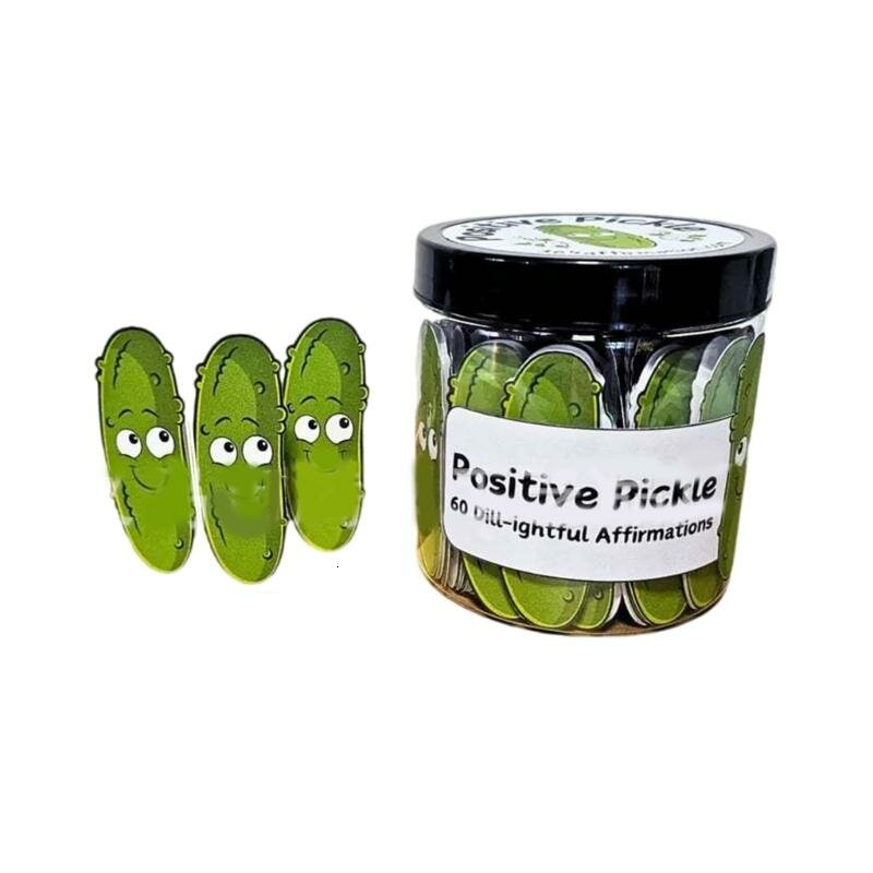Карточки позитивных аффирмаций (60 шт.), Огурец