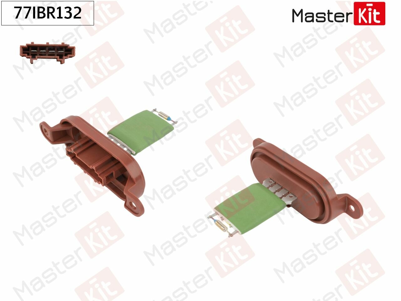 Резистор вентилятора UAZ PATRIOT 2006 - MasterKit 77IBR132
