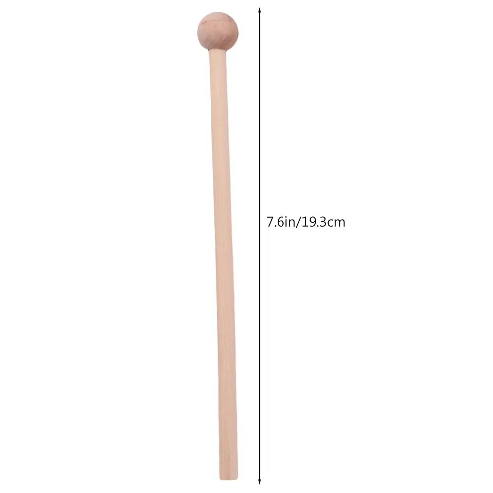 2 пары деревянных молоточков для ударных инструментов (колокольчик, ксилофон).