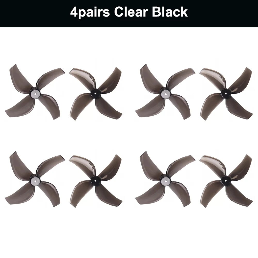 Пропеллеры Gemfan 1613-4 40 мм 4 pairs black 1.5mm