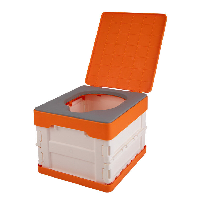 Детский складной туалет с мягким сиденьем из ПУ, детский горшок для автомобиля, портативный писсуар, детский туалет, уличный туалет.