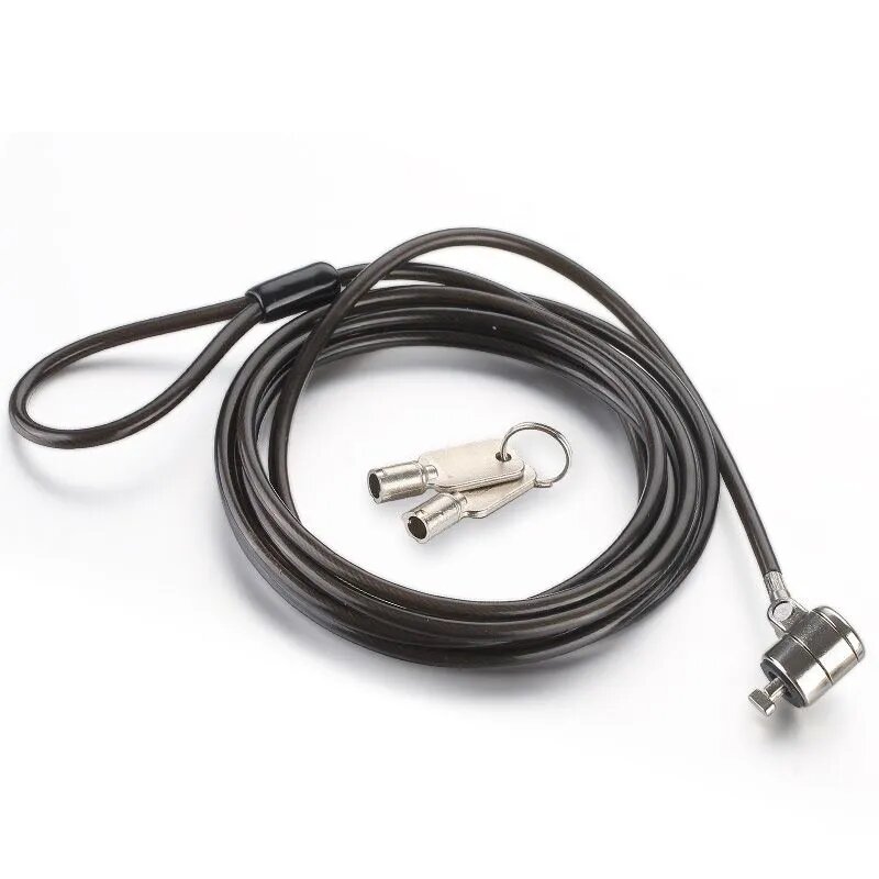 Замок для ноутбука с ключем (Kensington Lock) длина 1.9м