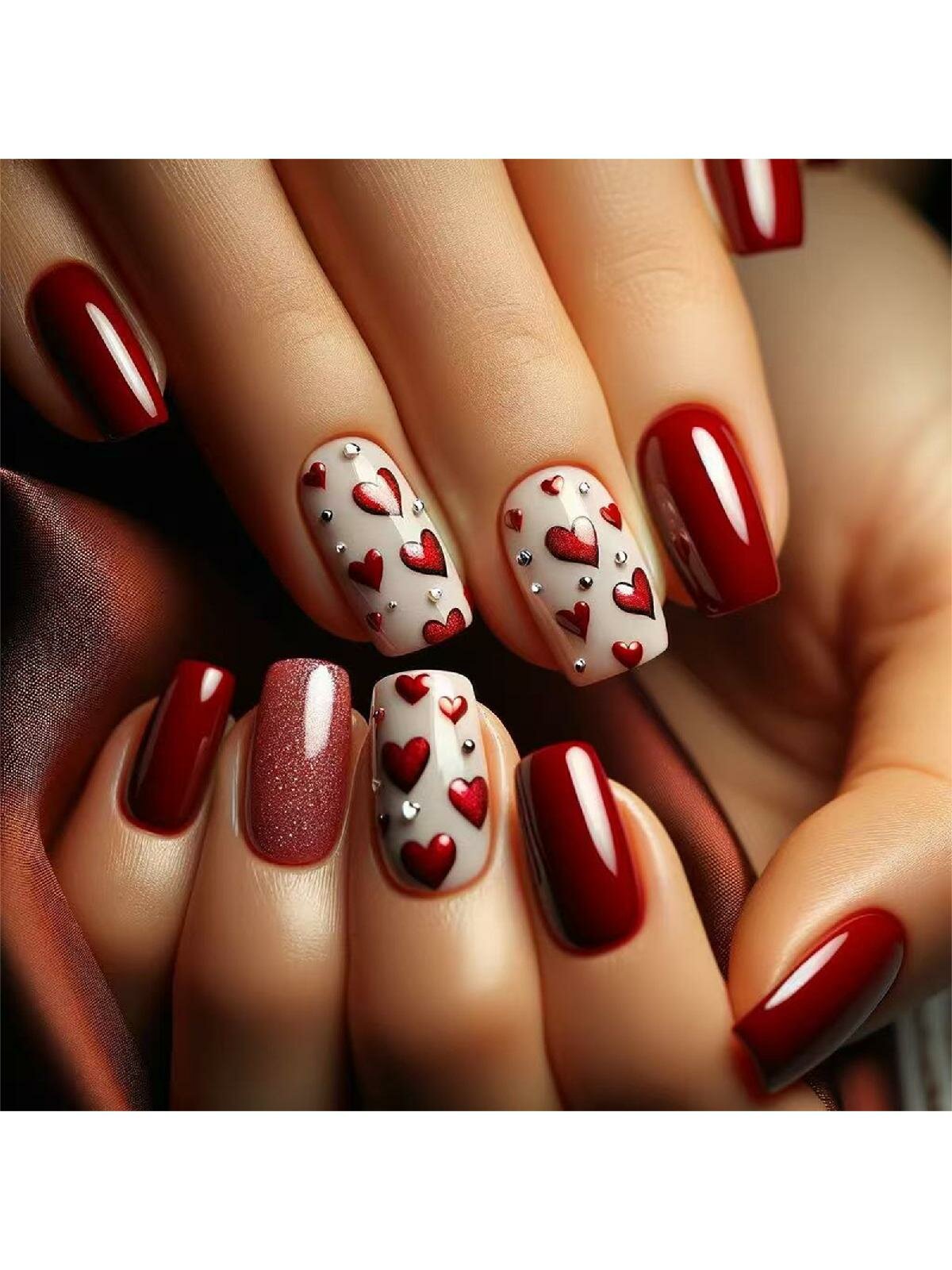 День Святого Валентина Кошачий Глаз Красное Сердце Любви 3D Дизайн Стального Шара Великолепная Броня