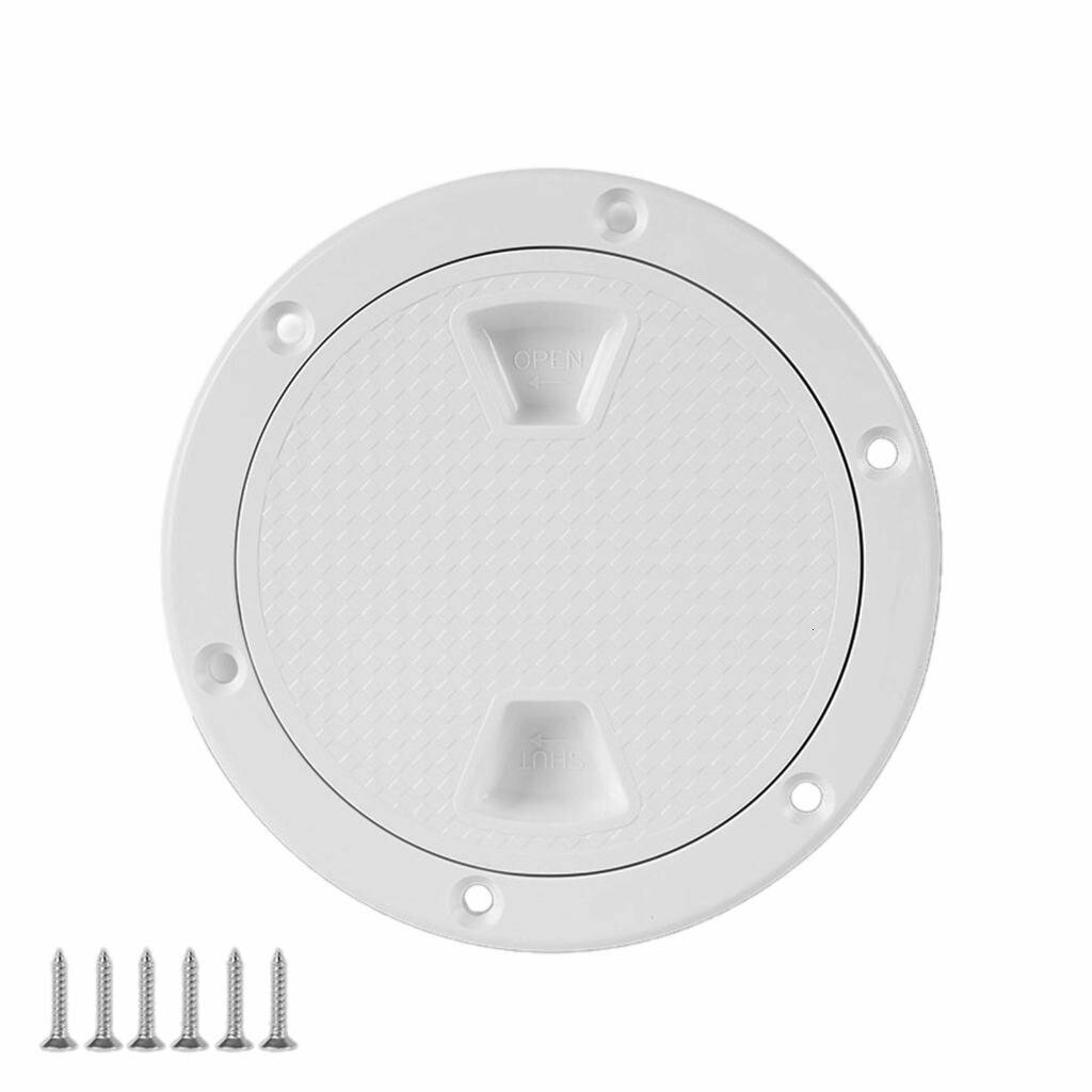 Крышки смотровых люков из АБС, Белый - 6 дюймов