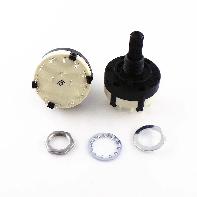 Медный поворотный переключатель RS26 1 Pole 12