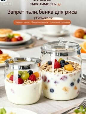 Кадка для засолки, Стекло, 6 л