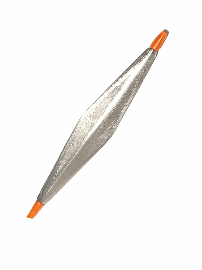 Блесна зимняя Playfishing Два кембрика Ромб 58х10 58мм 10гр цвет 0