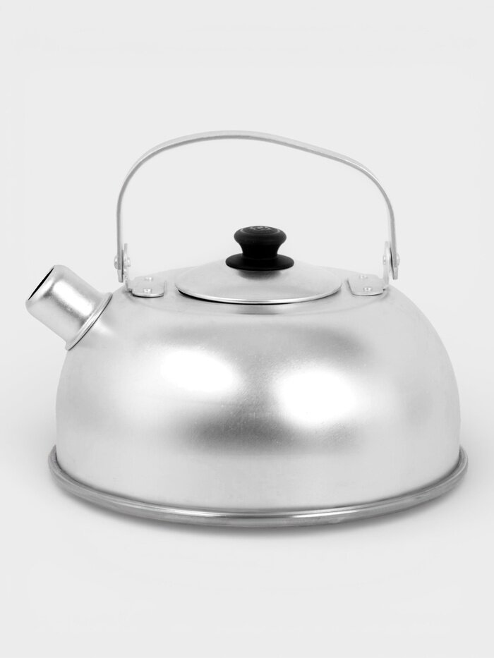 Чайник, 5 л, d=26 см, листовой алюминий 1.2 мм, серебристый
