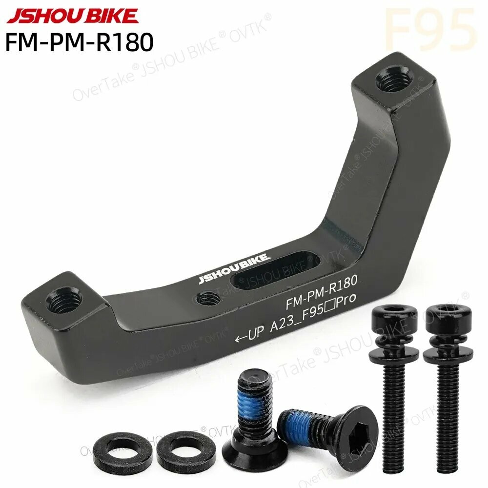 Адаптер для дисковых тормозов JSHOUBIKE F95, FM-PM 180mm,1 шт