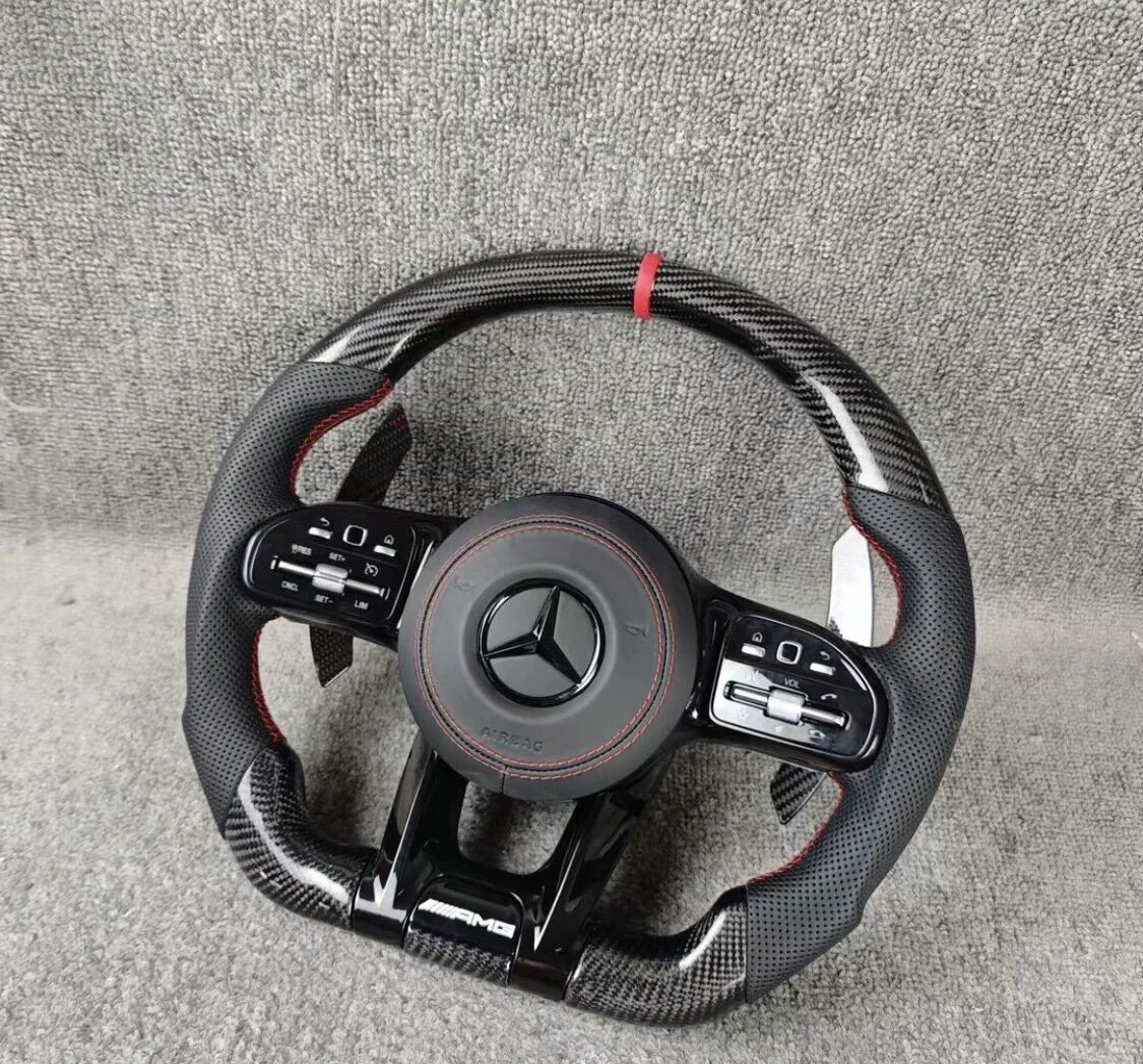 2026 Подходит для Mercedes-Benz AMG GT GLB GLC GLE A-Class S-Class Углеволоконный руль Сборка Прямая поставка с завода Гонки
