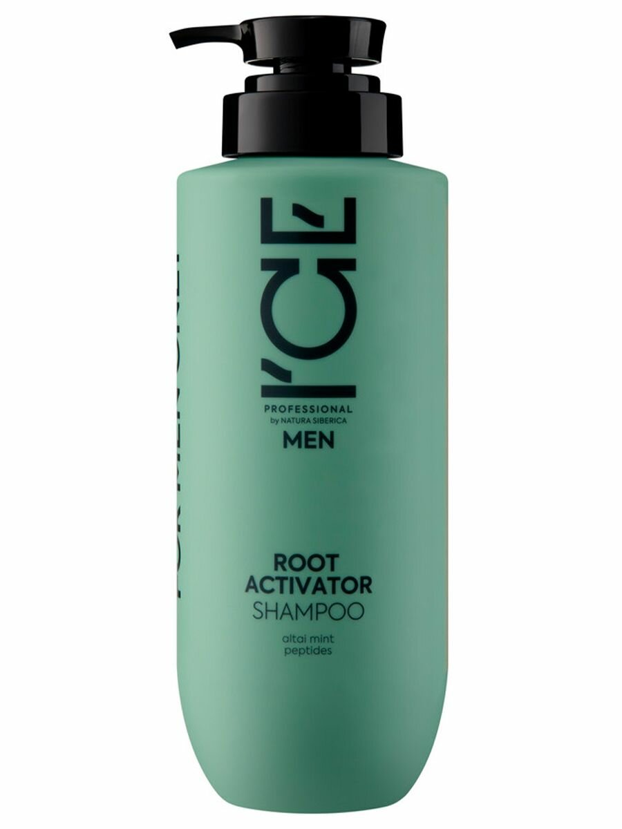Natura Siberica ICE ProfessionalМужской шампунь против выпадения и для роста волос 400 мл
