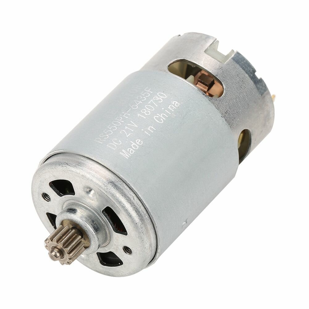 Двигатель дрели 21V двухскоростной 12 зубьев