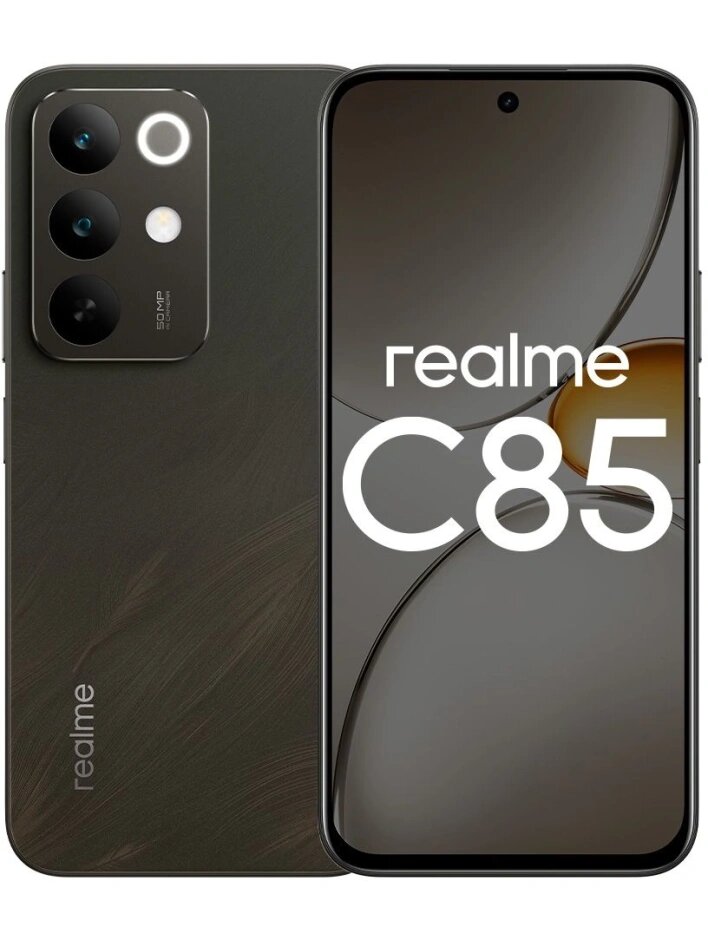 Смартфон Realme C85 RMX5566 6ГБ/128ГБ, темно-серый (6941764481442)