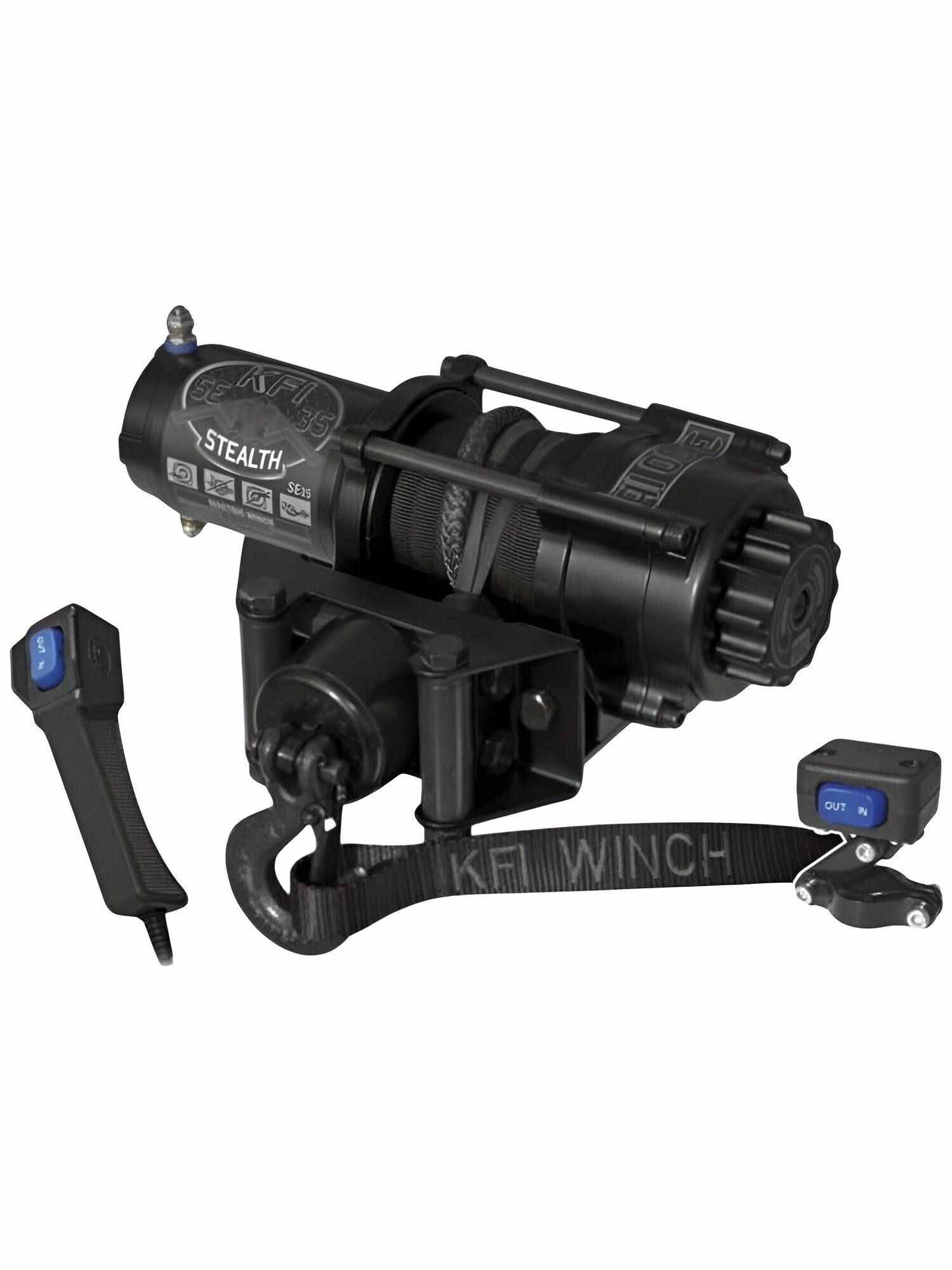 KFI SE35 лебёдка 3500 lb для квадроцикла + синтетический трос