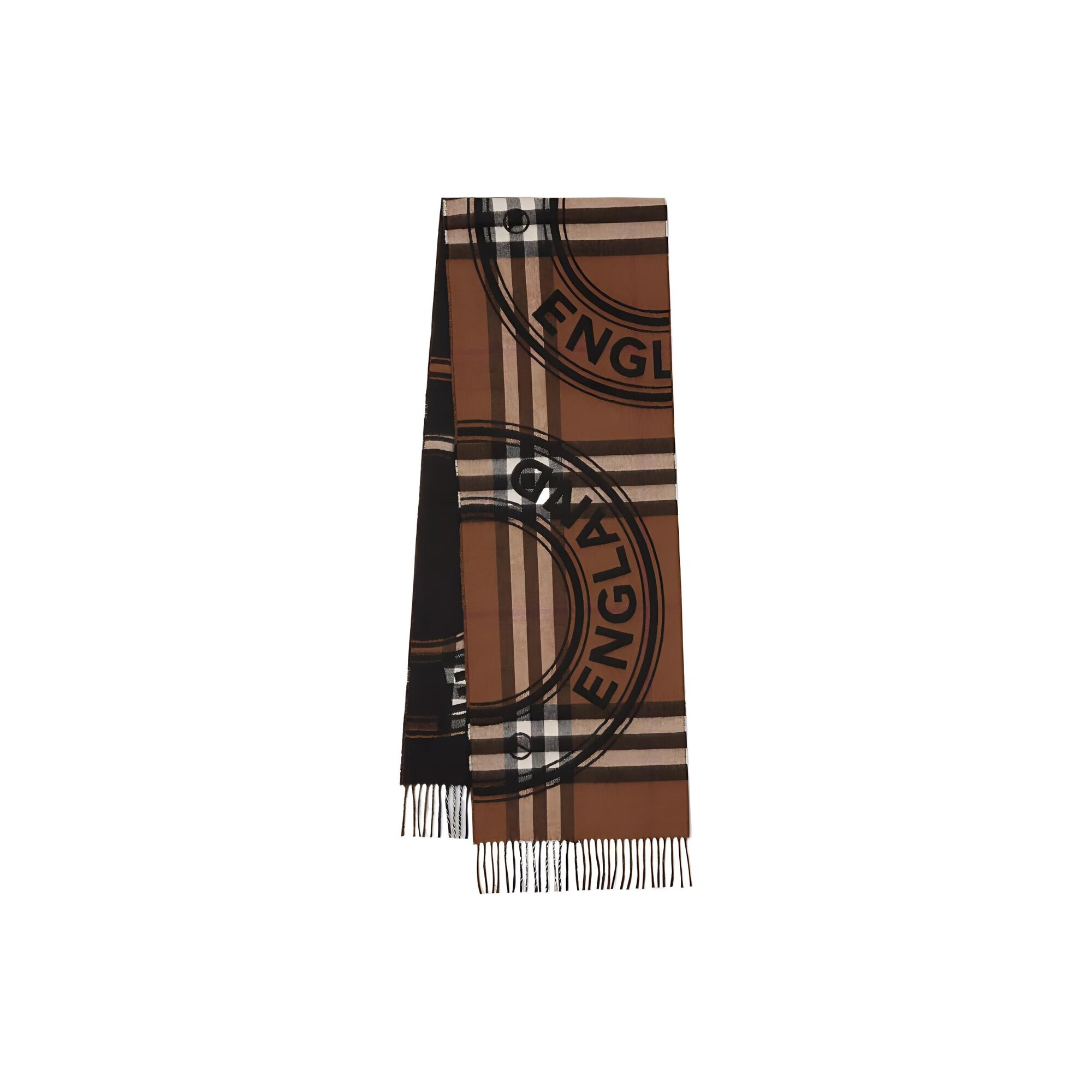 Шарф BURBERRY для женщин, one size, коричневый — фото 1