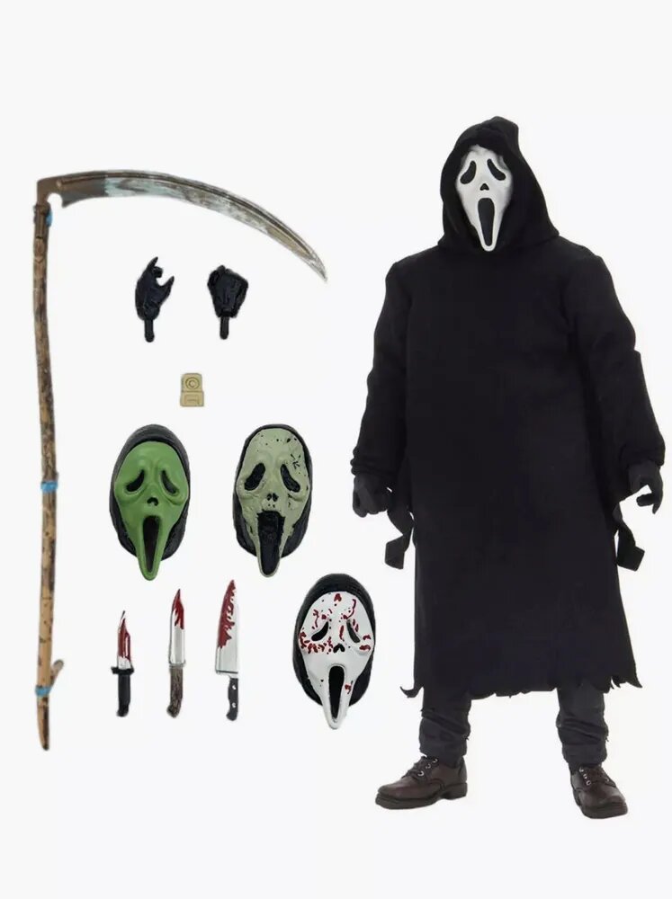 Фигурка Крик Призрачное лицо Scream Ghostface аксессуары
