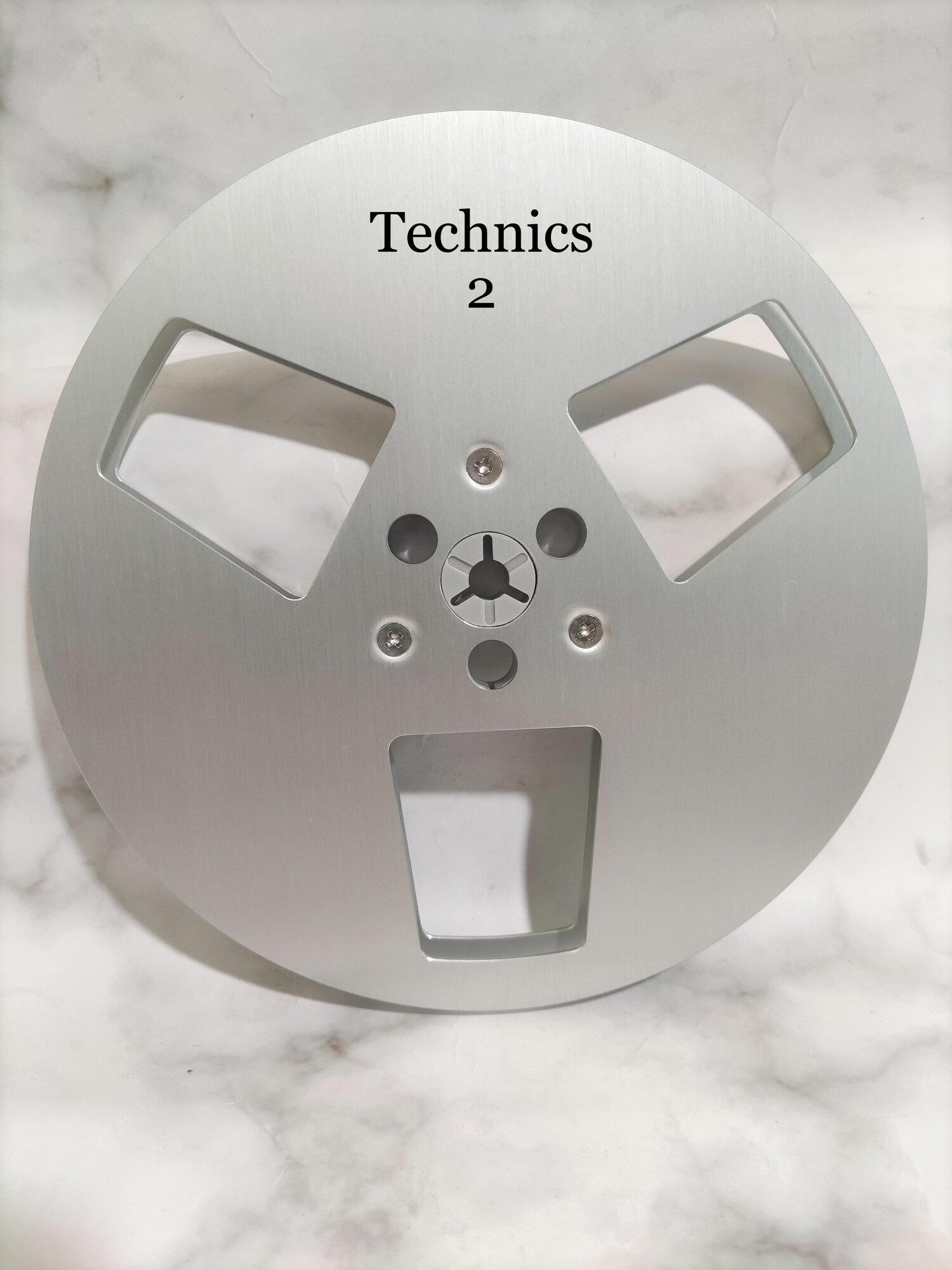 Одна ШТ 7-дюймовая алюминиевая катушка TECHNICS красного цвета для намотки пустых рулонных магнитофонов
