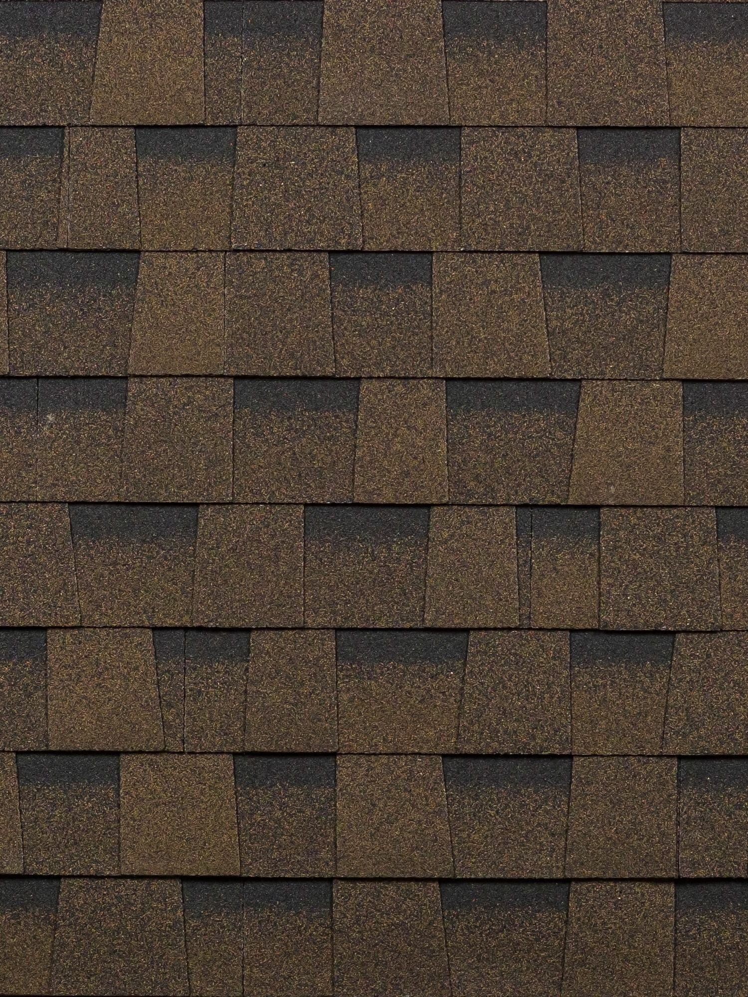 Гибкая черепица Shinglas Кантри Коричневый, Технониколь, 2.6 м2 (мягкая кровля)