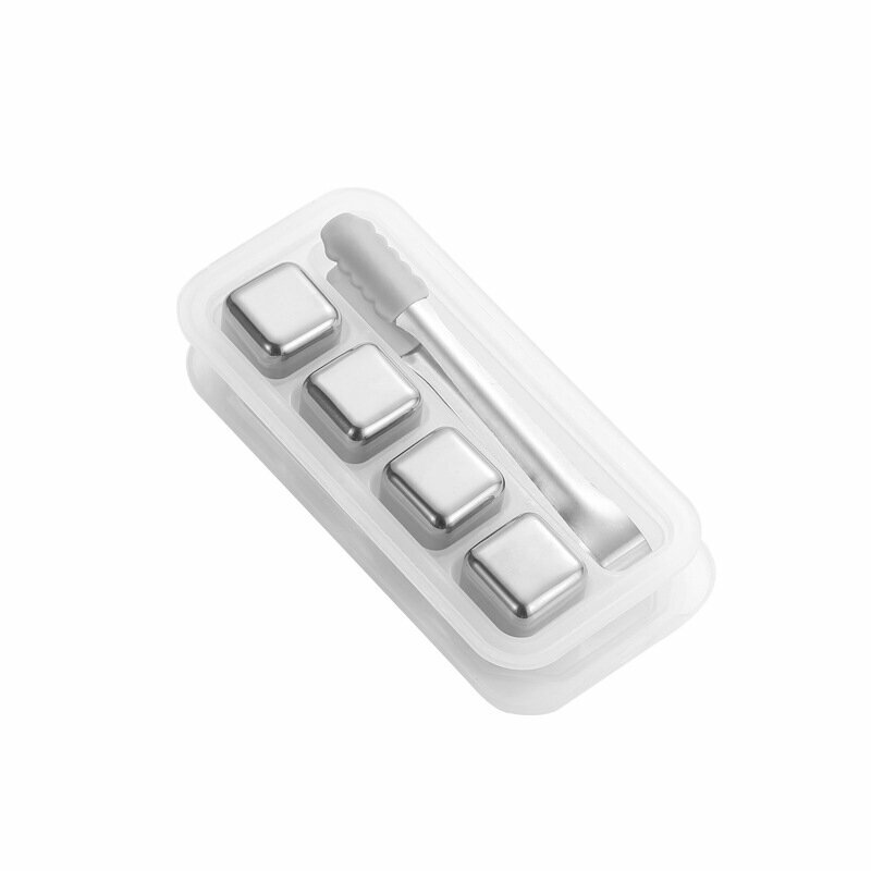 304 из нержавеющей стали кубики льда креативный винный набор быстрозамороженный ледяной металлический кубик льда