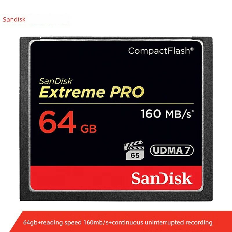 Карта памяти SanDisk CF 32G высокоскоростная для Canon 5D2 5D3 7D 50D, карта памяти для камеры 128г, карта памяти 64г