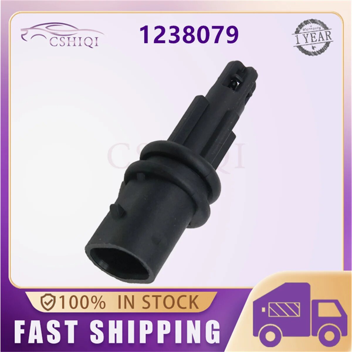 Датчик температуры воздуха на впускном коллекторе 1238079 для Chevrolet Cruze, Vauxhall Opel Meriva, Alfa Romeo, Vectra, Zafira, Astra, Corsa 12129596
