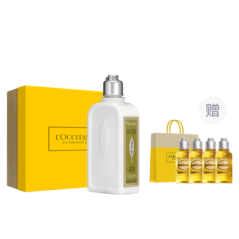 Набор для ухода за телом унисекс LOCCITANE Cherry Blossom, 250ml+35ml*6