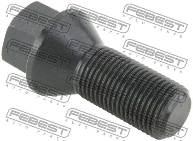 Болт крепления колеса FEBEST 1985B-002 M14x1,25x47 мм Bmw X5 E70 3, 0, D, Sd 02, 07->, X6 E71 3, 0, D 05, 08->, Mini Mini Cooper R56 10, 06->, Clubman R55 10, 07->