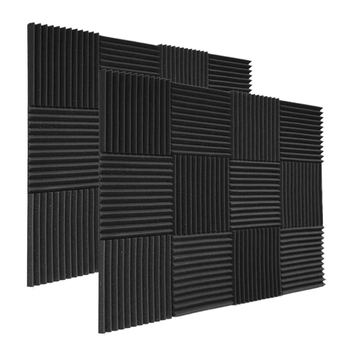 24 шт. акустический поролон Клин 25X300X300MM Звукопоглощающий поролон для дома материал