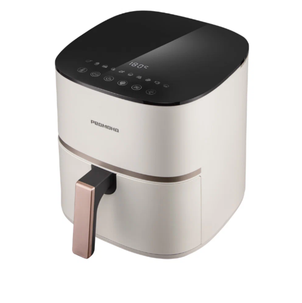 Аэрогриль REDMOND AG1906, бежевый, 3 в 1, 1600 Вт, антипригарное покрытие чаши