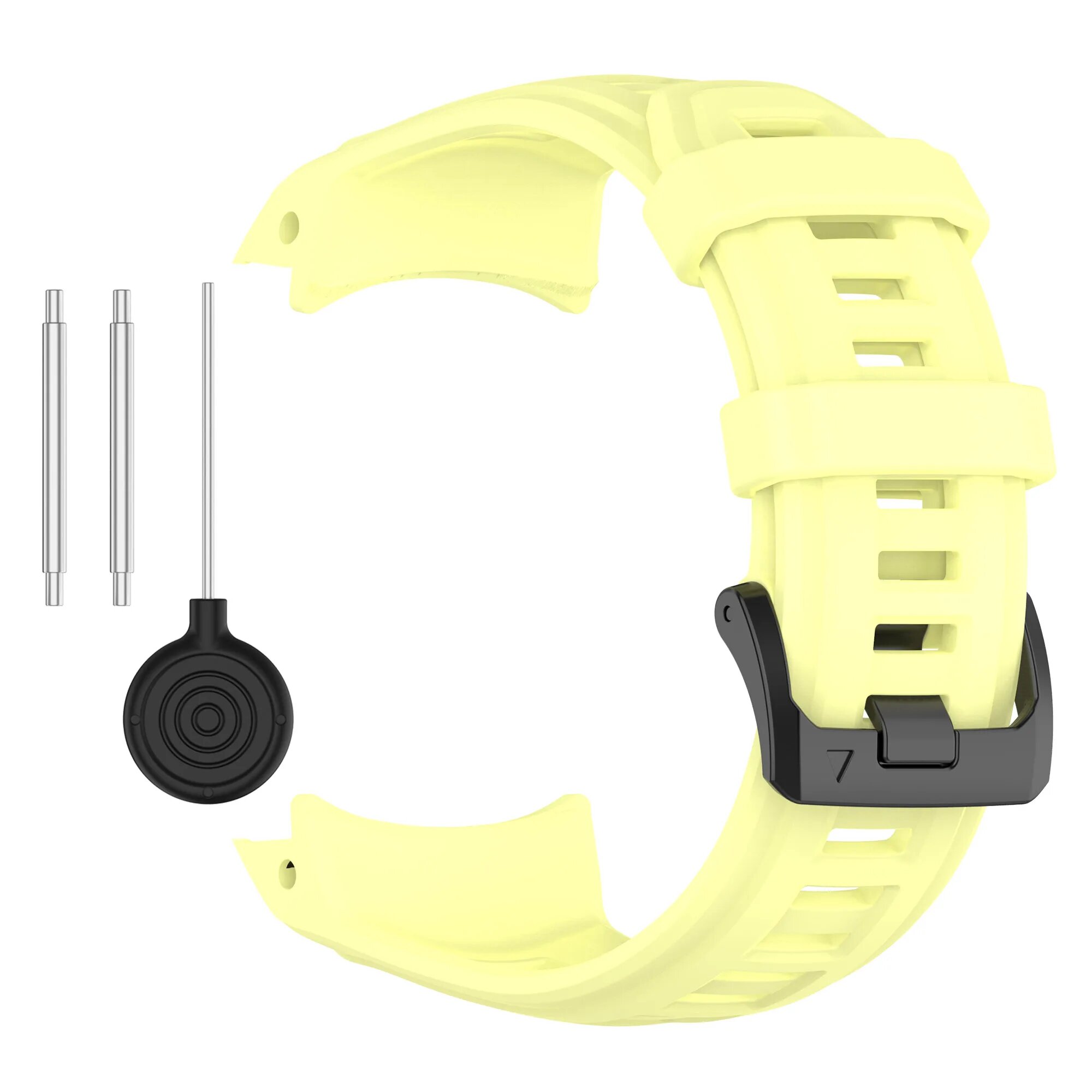 Силиконовый ремешок Arvin для Garmin Instinct 3, YE, 22мм
