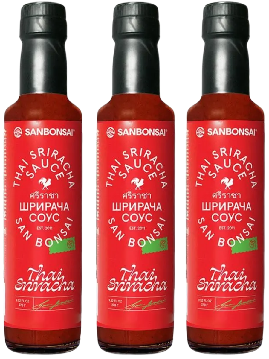 Соус Шрирача острый с чили , SanBonsai 3шт по 270 г