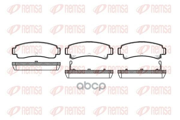 302 12 313 012-SX=GDB1014 ! колодки дисковые з Nissan Sunny/100NX 1.4/1.6/2.0D 89-95 Remsa арт. 030212
