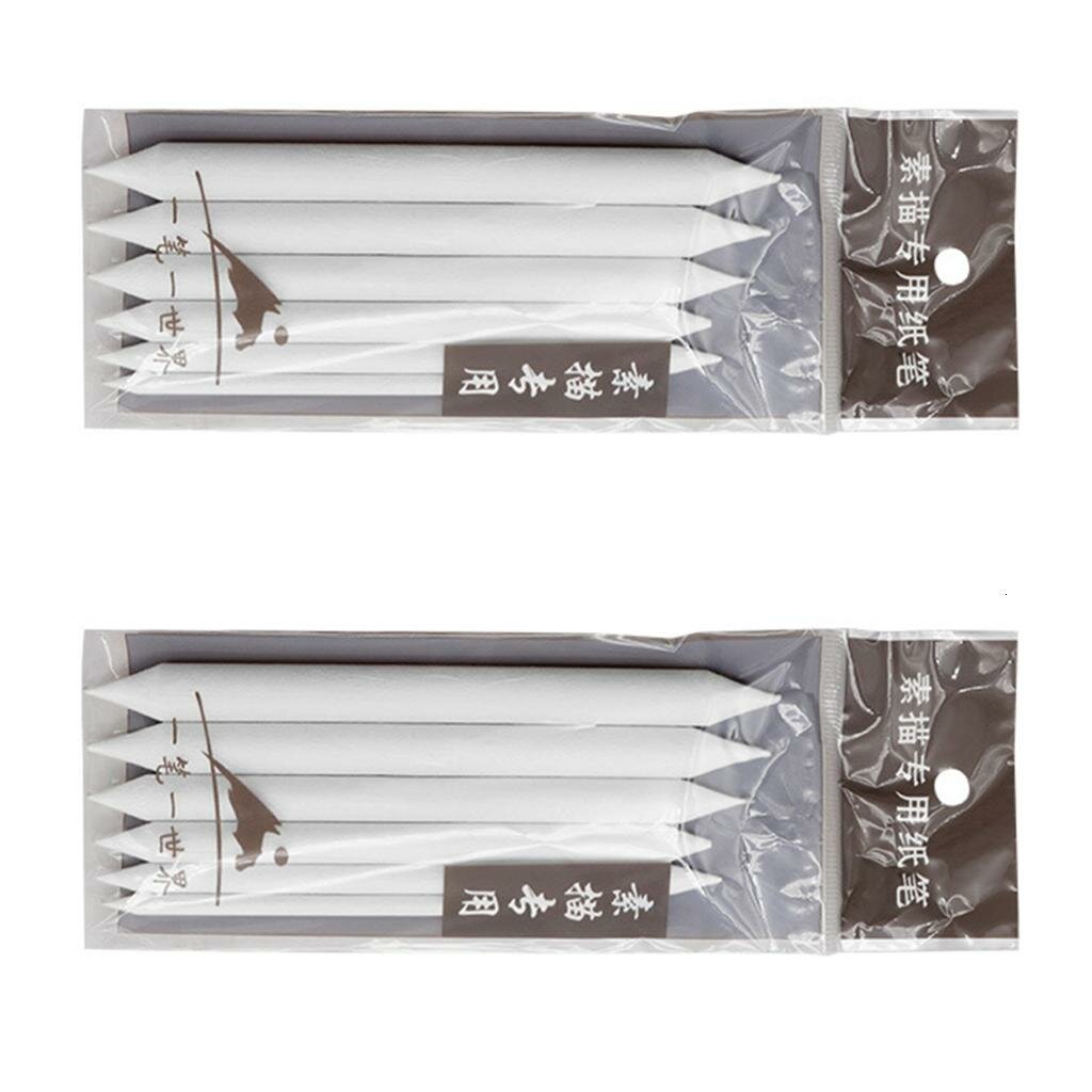 Бумажные растушёвки для рисования, 12 ручка для стирания бумаги