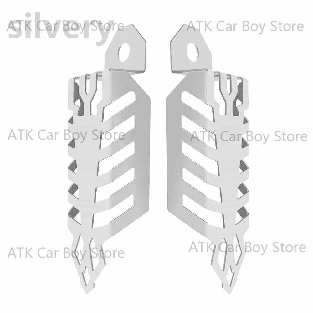 Защитный Чехол Амортизатора Для Мотоцикла, Квадроцикла, Внедорожника, Защита Серебряный, silvery-2pc