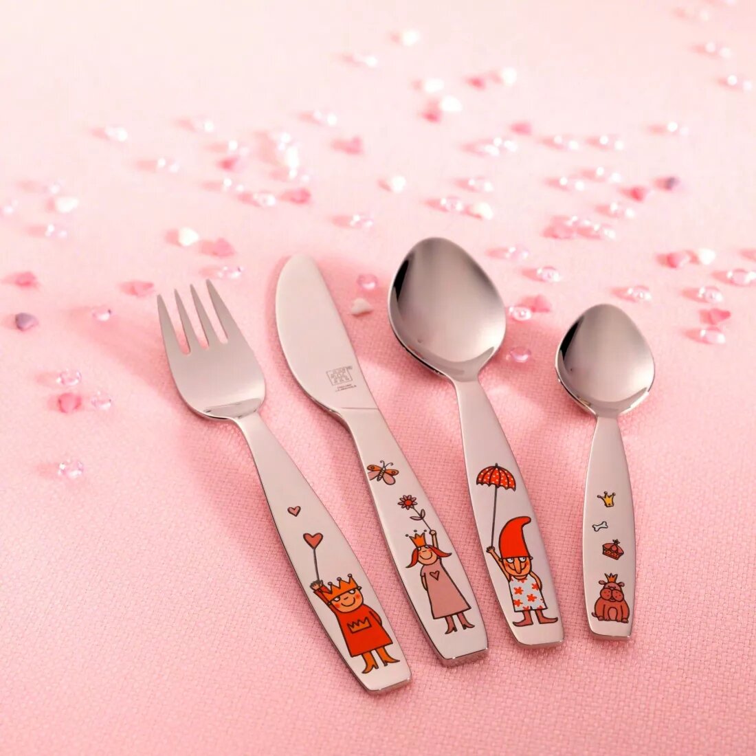 Набор из 4-х детских столовых приборов «Эмили» Zwilling, нержавеющая сталь, 1026665