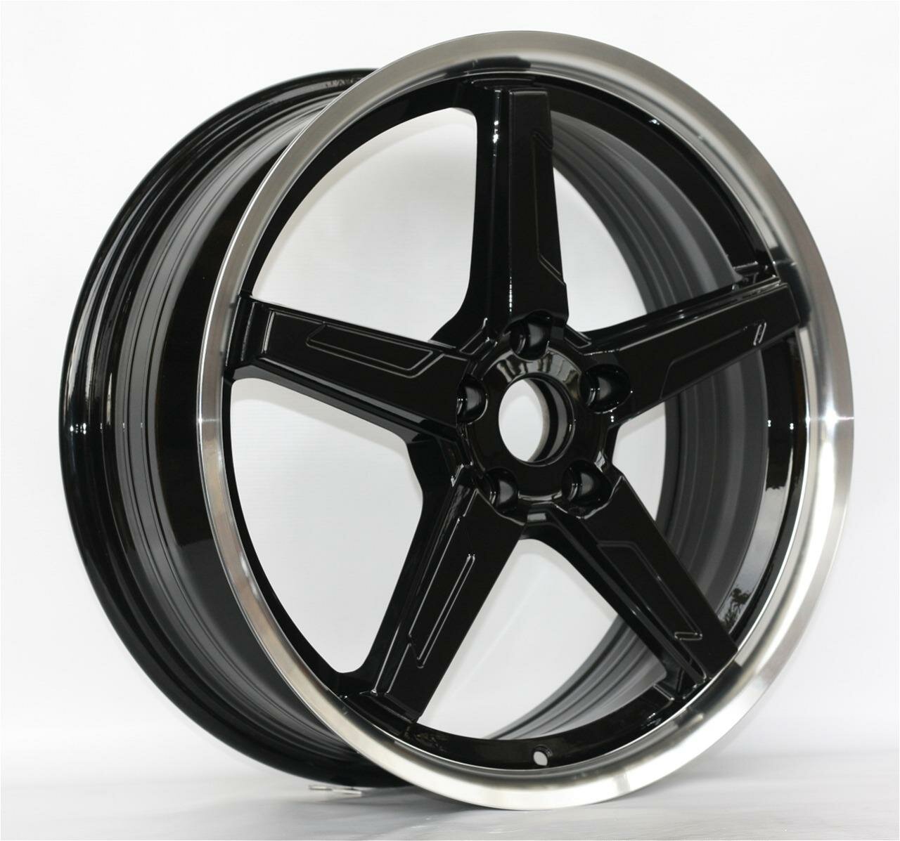 Диск автомобильный литой RST R149FF 19x7.5 5x114.3 et45 dia67.1 Чёрный с полированной лицевой частью