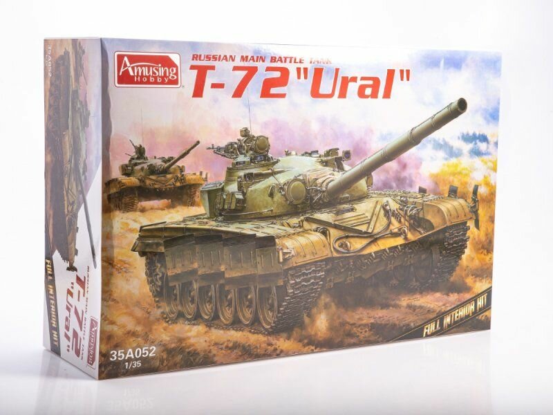 Amusing Hobby 35A052 1/35 Полный комплект салона танка Т-72 "Урал" сборной модели